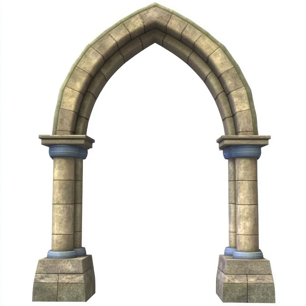 Traditional Gothic pointed arch architecture | Free Photo Illustration ...