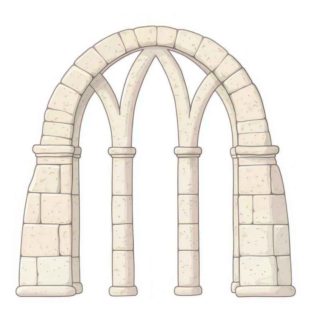 Traditional Gothic pointed arch architecture | Free Photo Illustration ...