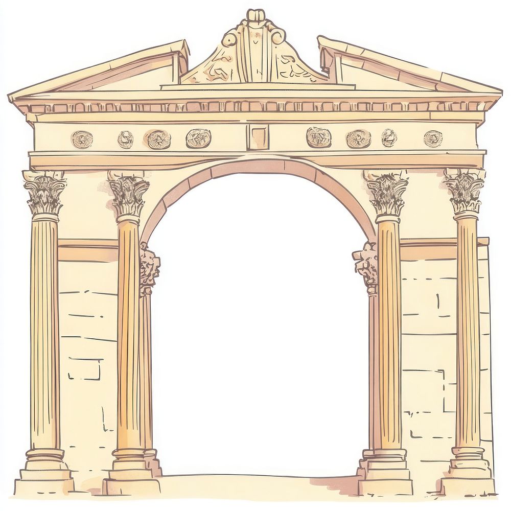 Semicircular Roman arch architecture classical | Free Photo ...