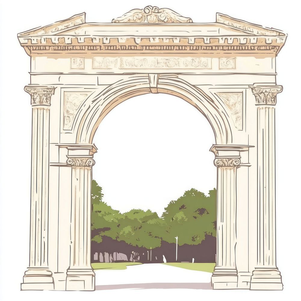 Semicircular Roman arch architecture classical | Free Photo ...