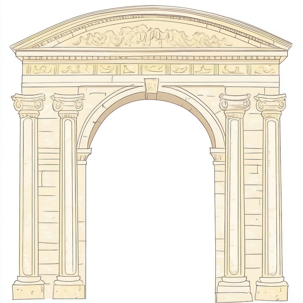 Semicircular Roman arch architecture classical | Free Photo ...