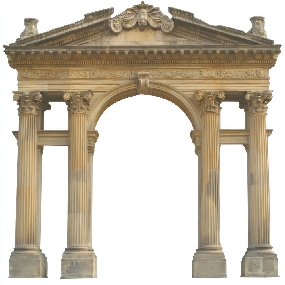Semicircular Roman arch columns architecture | Free Photo Illustration ...