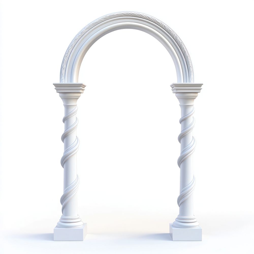 Rectangular arch architecture elegant columns | Free Photo Illustration ...