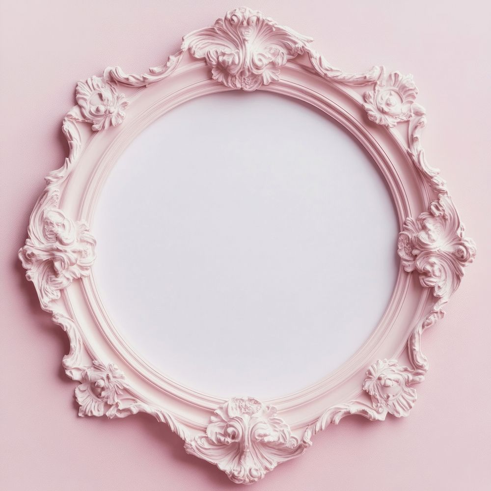 Pastel color frame vintage mirror | Free Photo - rawpixel