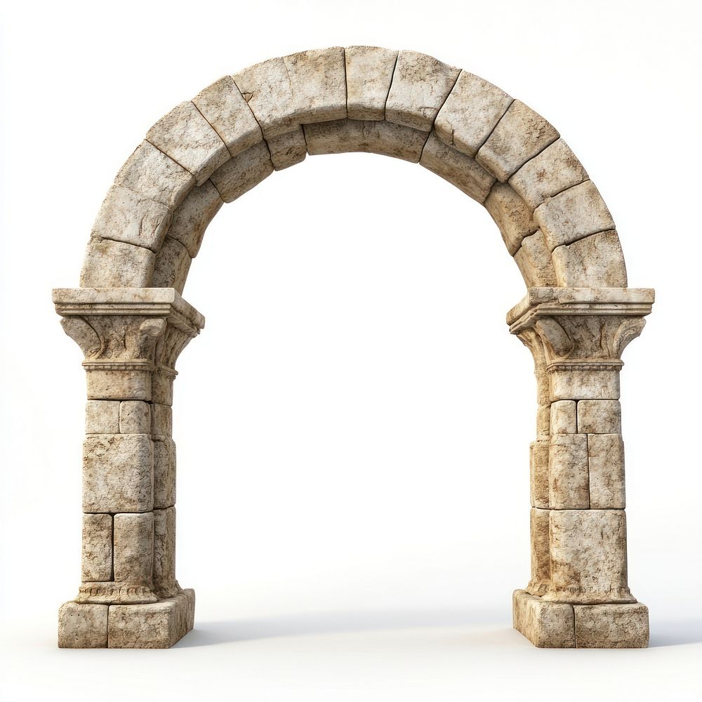 Romanesque arch architecture historical stone. | Free Photo - rawpixel