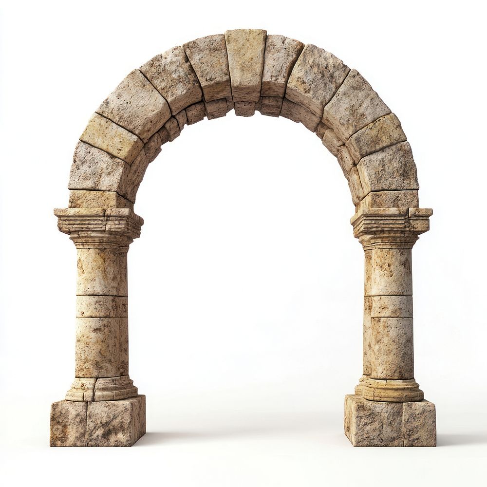Romanesque arch architecture historical stone | Free Photo - rawpixel
