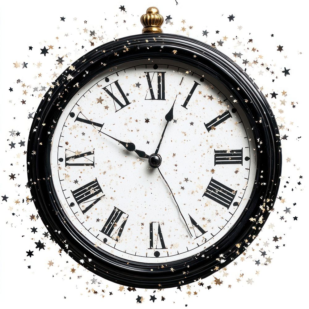 Photo Clock striking midnight clock | Free Photo - rawpixel