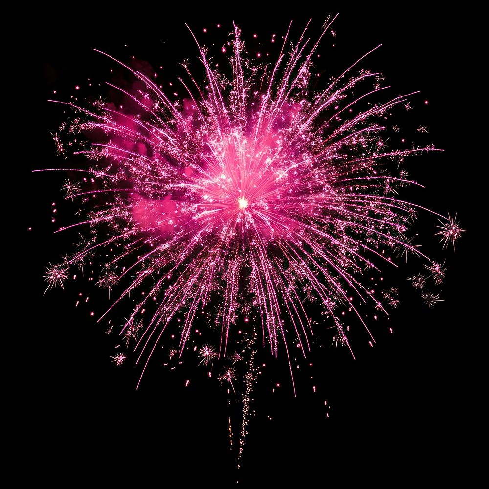 Pink firework fireworks night celebration. | Free Photo - rawpixel