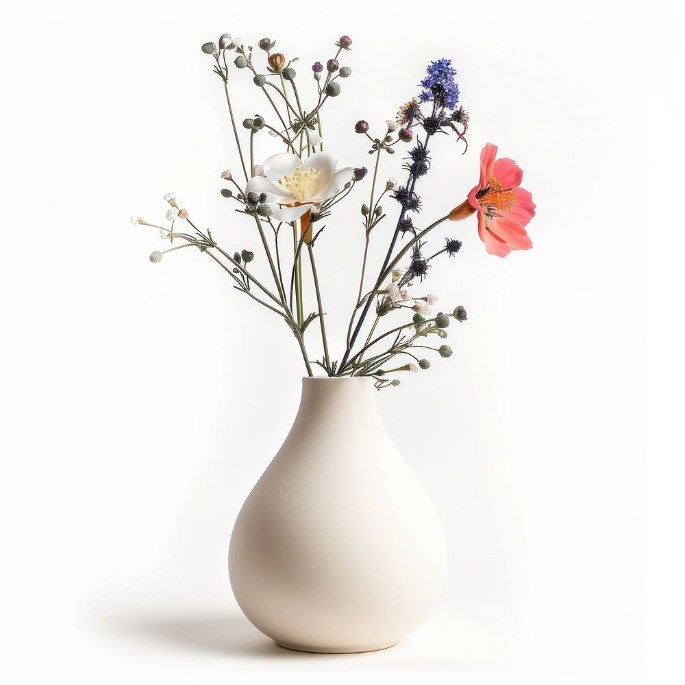 Cottagecore flower vase flowers aesthetic | Free Photo - rawpixel