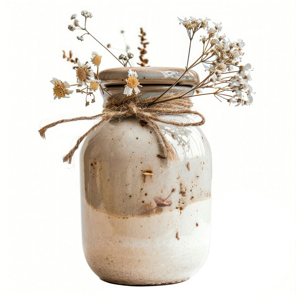 Cottagecore minlk jar decoration pottery | Free Photo - rawpixel