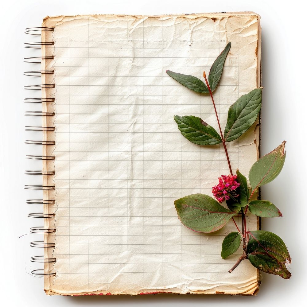 Cottagecore notebook paper leaves pages | Free Photo - rawpixel