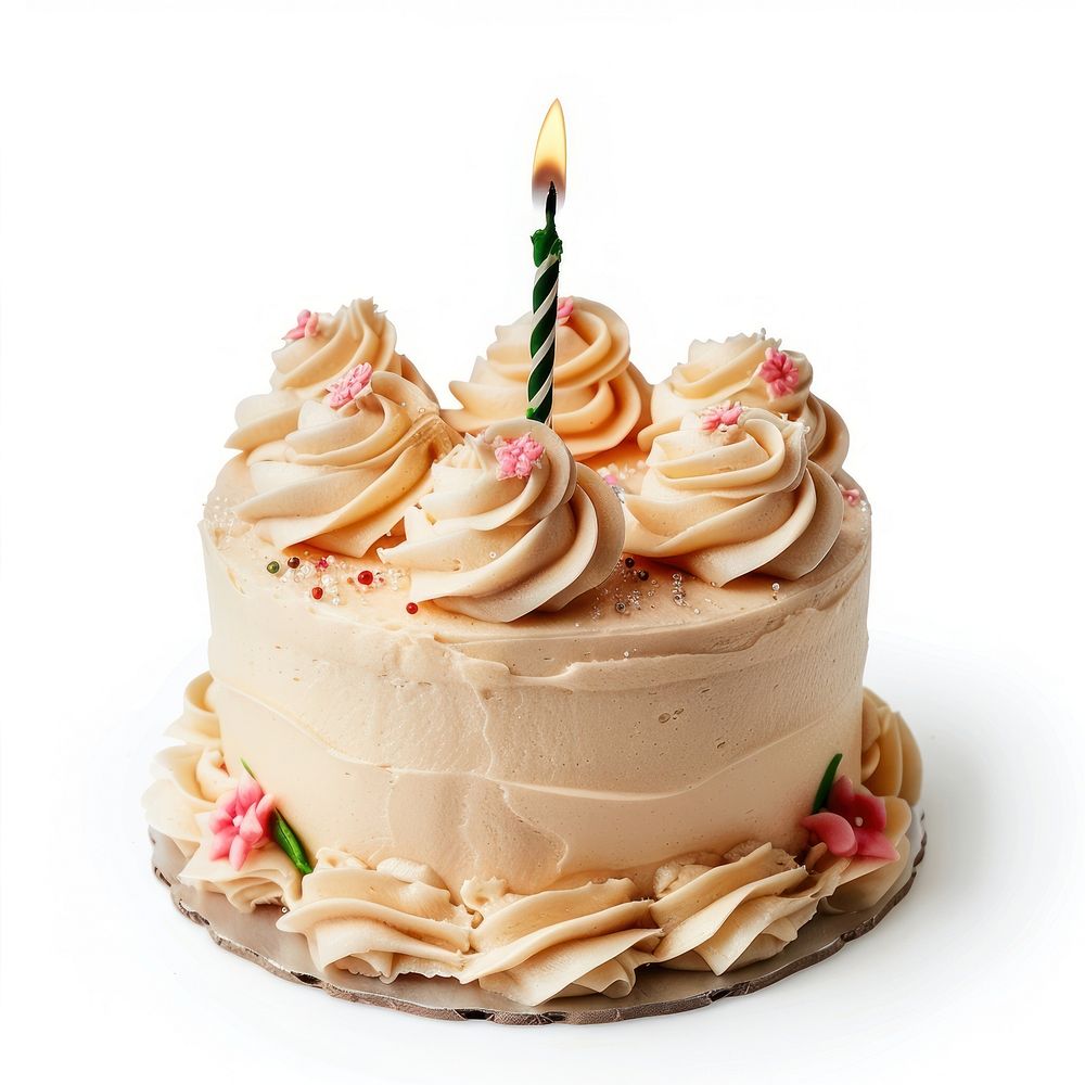 Cottagecore birthday cake dessert icing | Free Photo - rawpixel