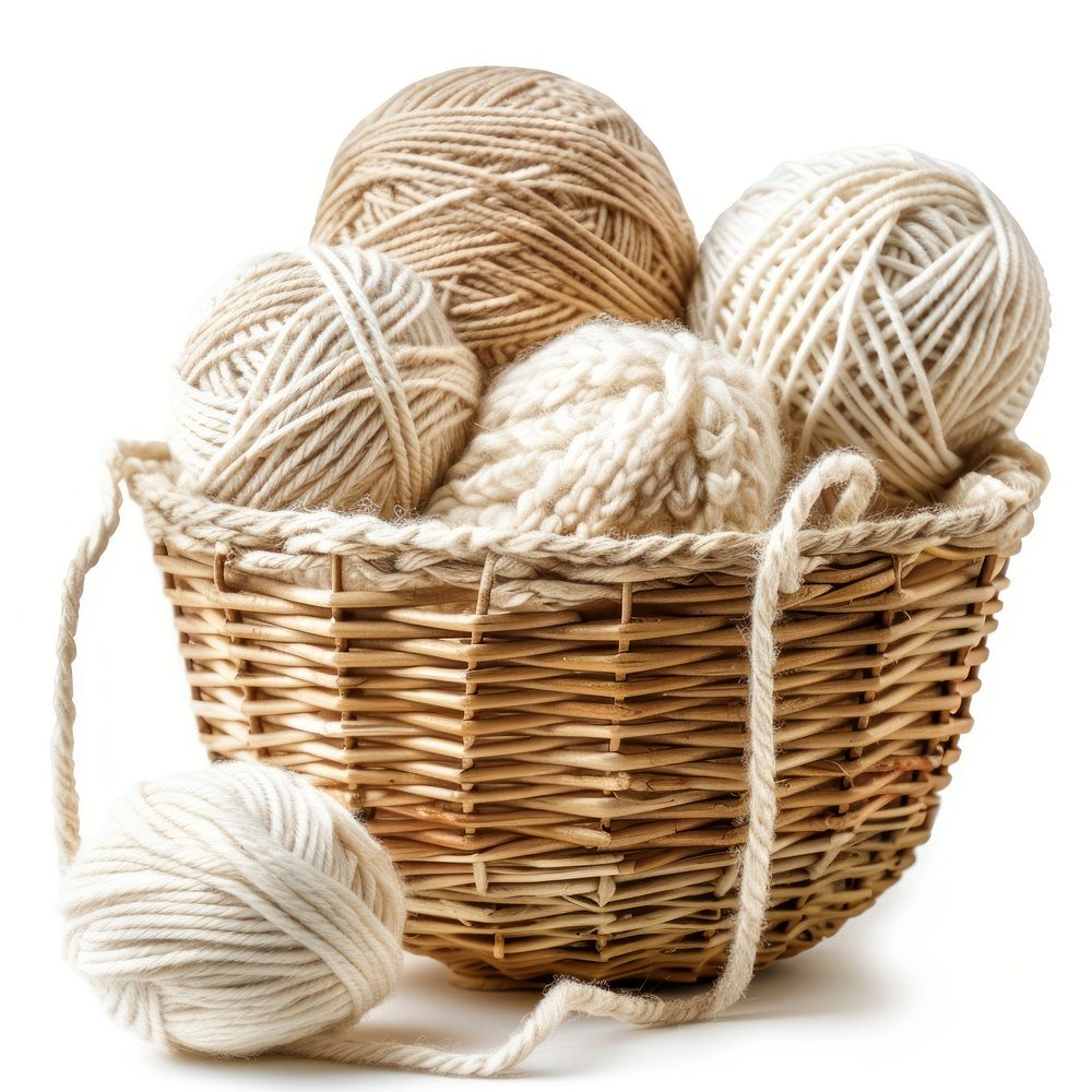 Cottagecore knitting basket wool yarn. | Free Photo - rawpixel