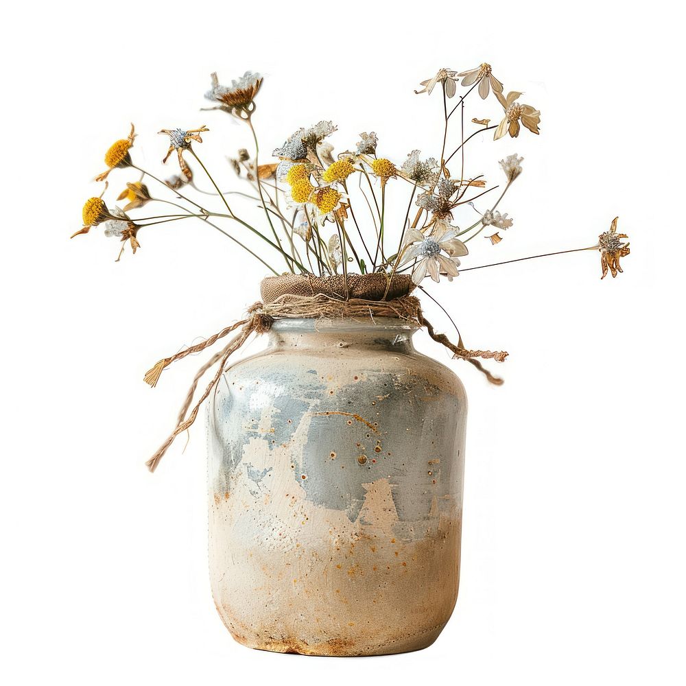 Cottagecore vintage jar wildflowers arrangement | Free Photo - rawpixel