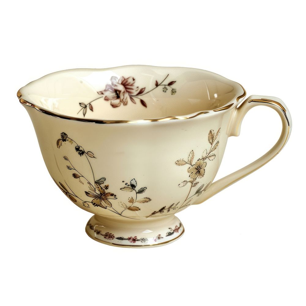 Cottagecore vintage tea cup porcelain | Free Photo - rawpixel