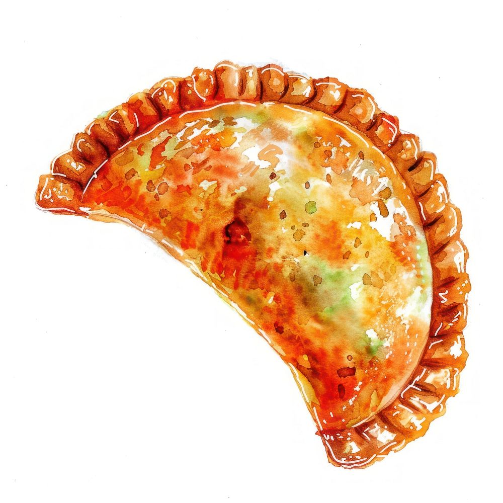 An isolated Empanada dish food | Free Photo Illustration - rawpixel
