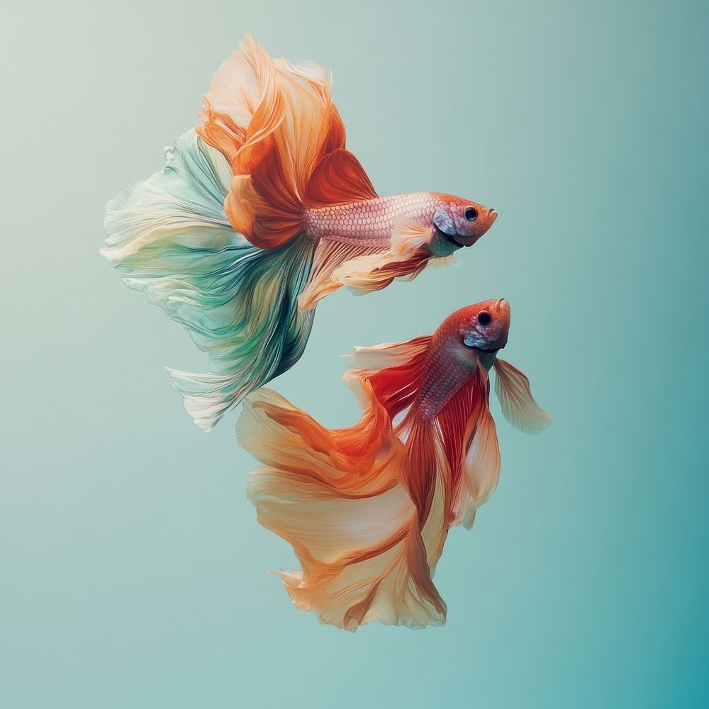 Siamese fighting fish underwater goldfish | Free Photo - rawpixel