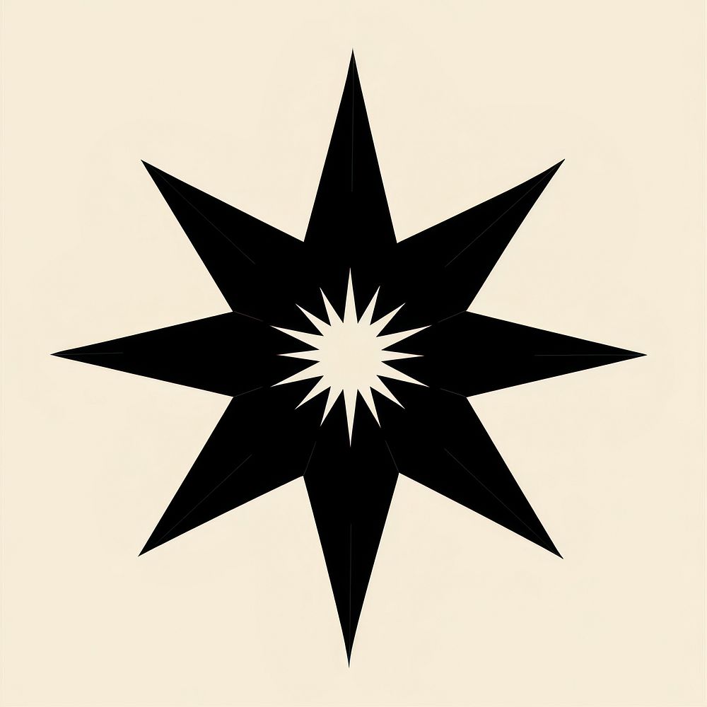 solid black grand hendecagram illustration | Free Photo Illustration ...