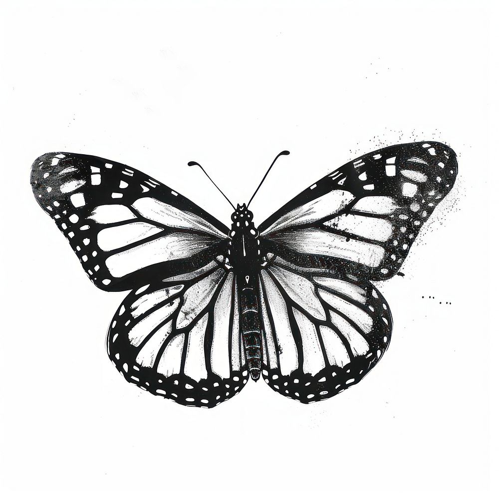 Monarch Butterfly butterfly drawing insect. | Free Photo Illustration ...