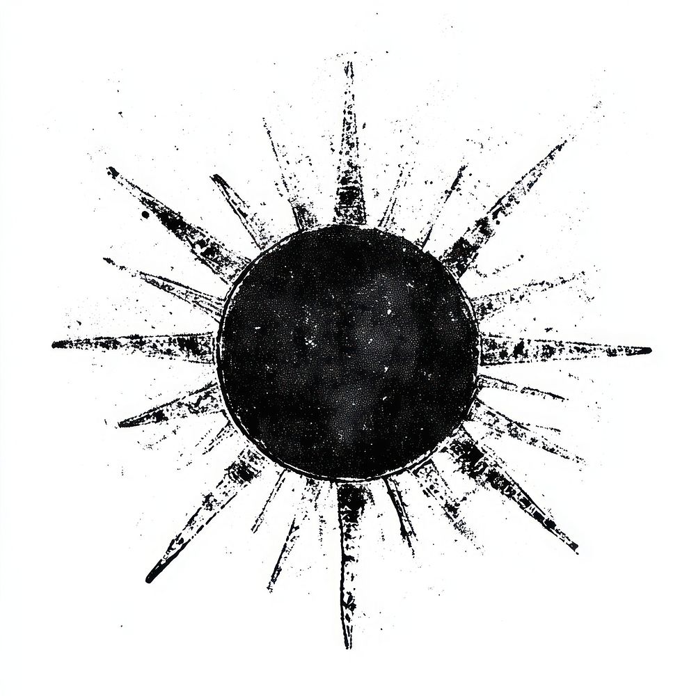 Sun retro photocopy stipple effect | Free Photo Illustration - rawpixel