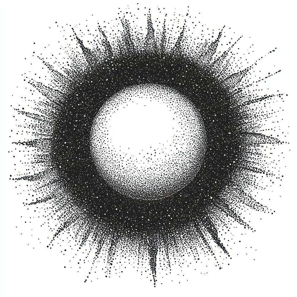 Sun retro photocopy stipple effect | Free Photo Illustration - rawpixel