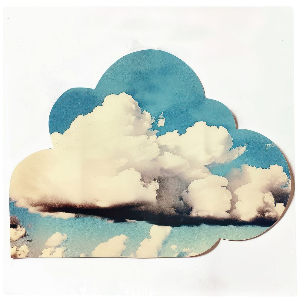 Cloud shape collage cutouts sky | Free Photo Illustration - rawpixel