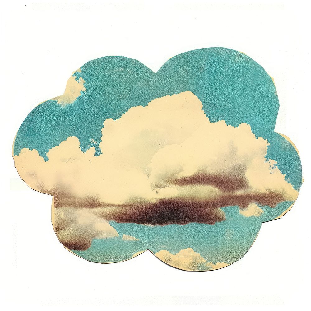 Cloud shape collage cutouts sky | Free Photo Illustration - rawpixel