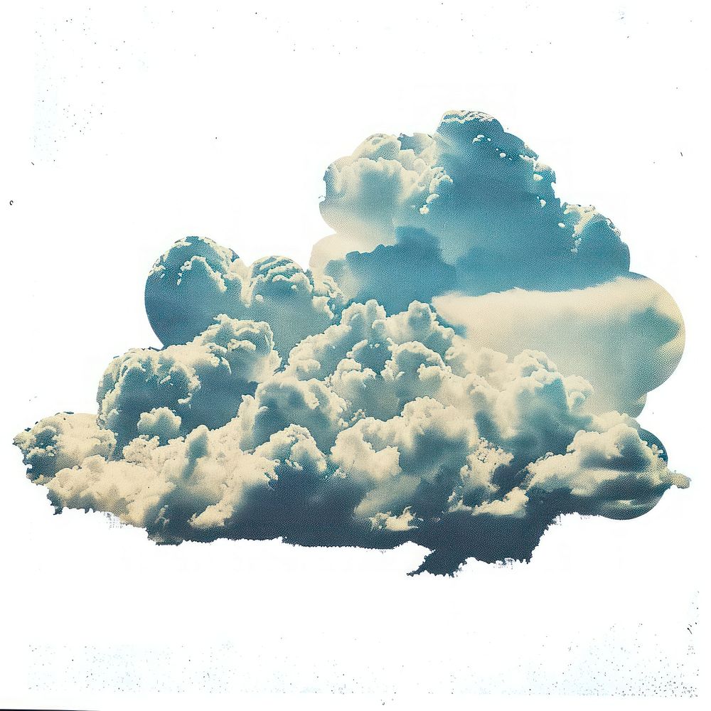 Cloud shape collage cutouts weather | Free Photo Illustration - rawpixel