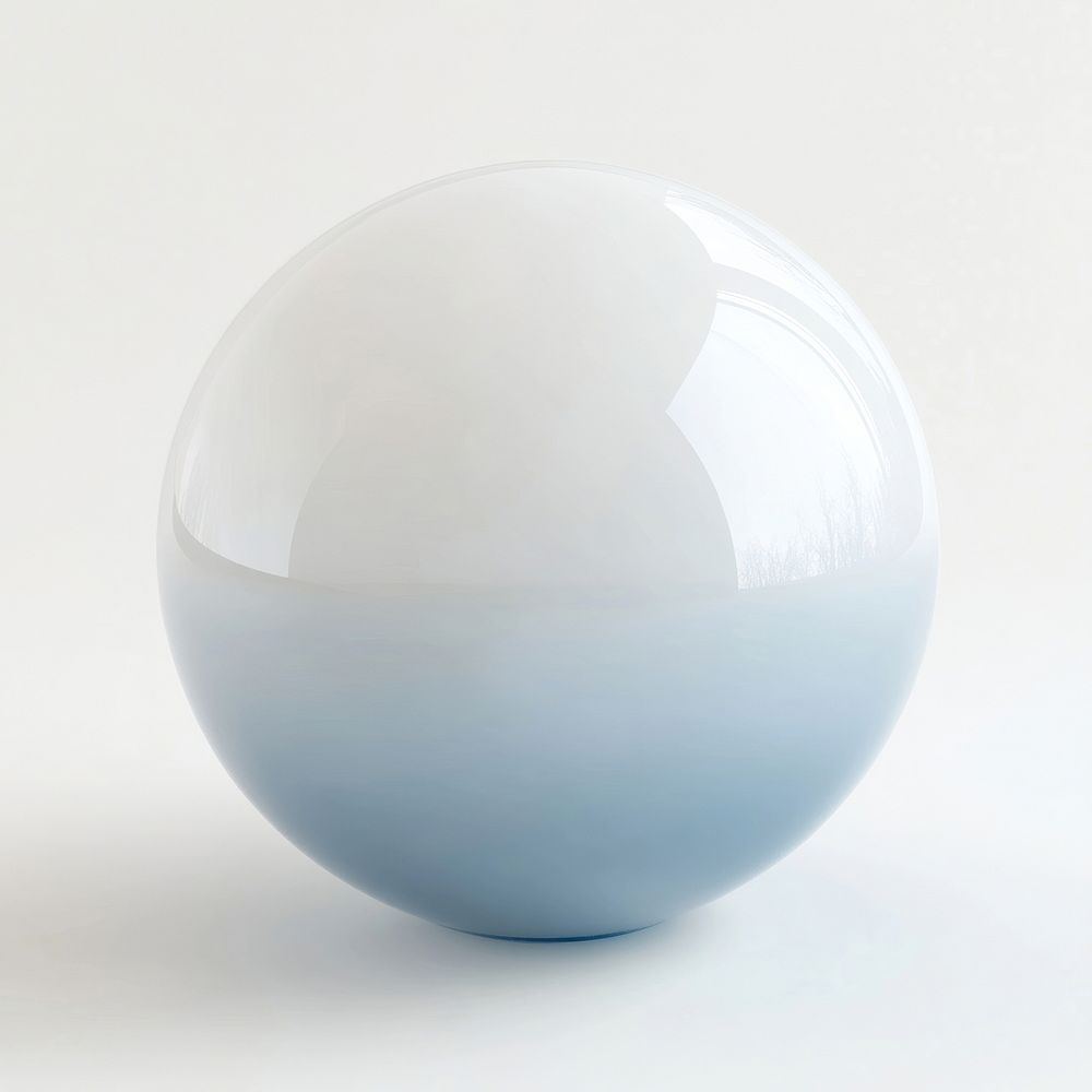 Floating translucent sphere art minimalist | Free Photo Illustration ...