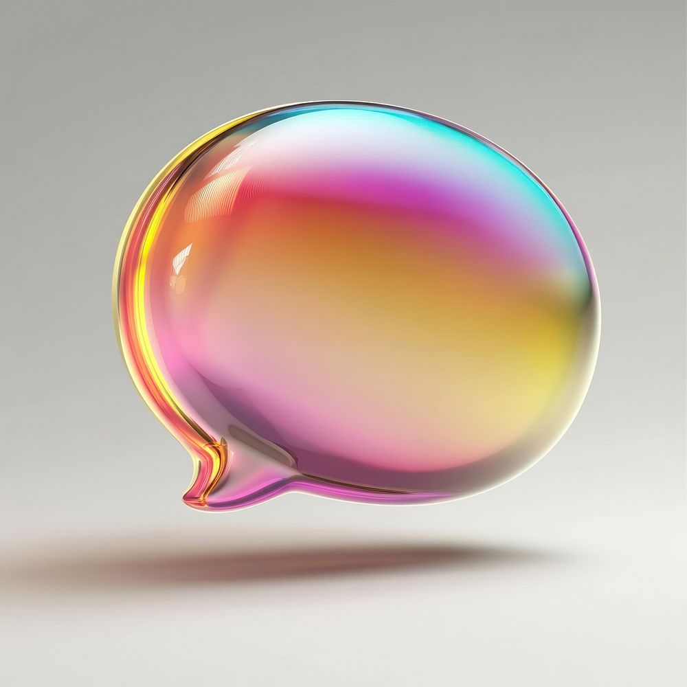 3D chatbox shape Icon illustration | Free Photo Illustration - rawpixel