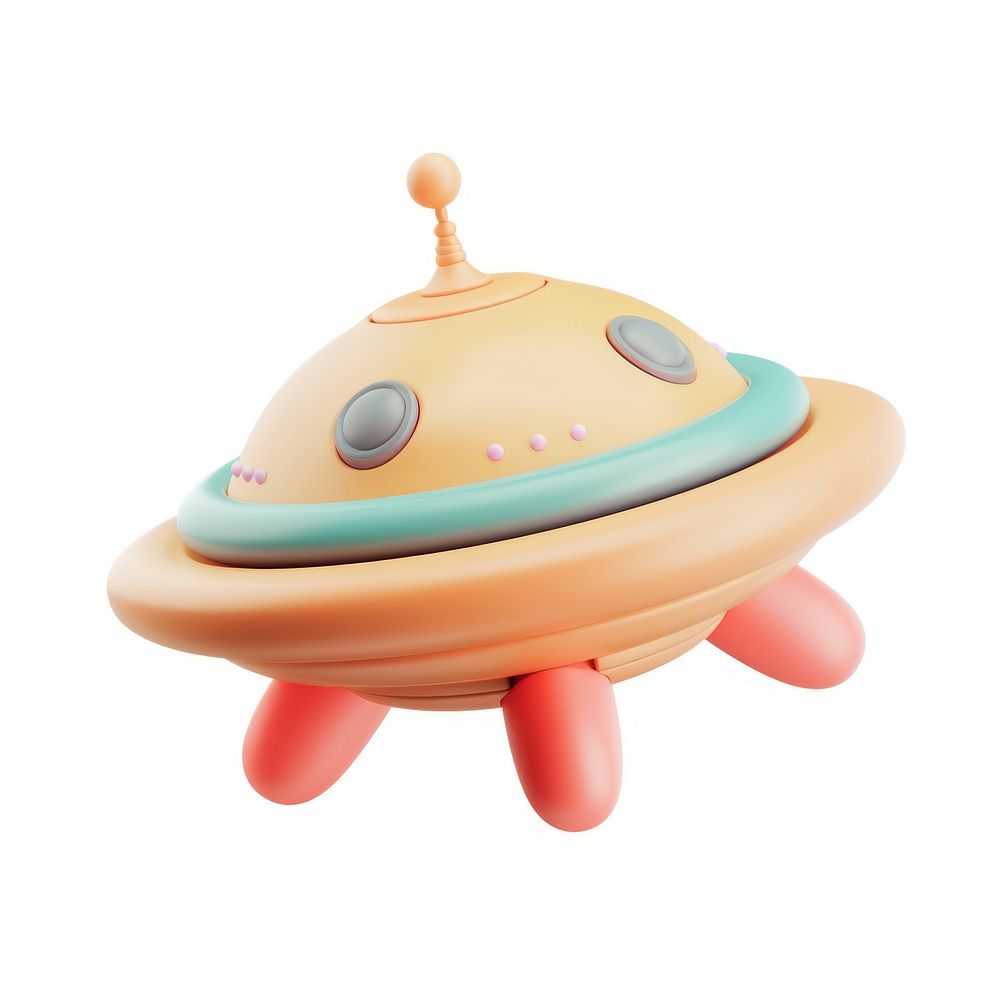 UFO design cute ufo. | Free Photo Illustration - rawpixel