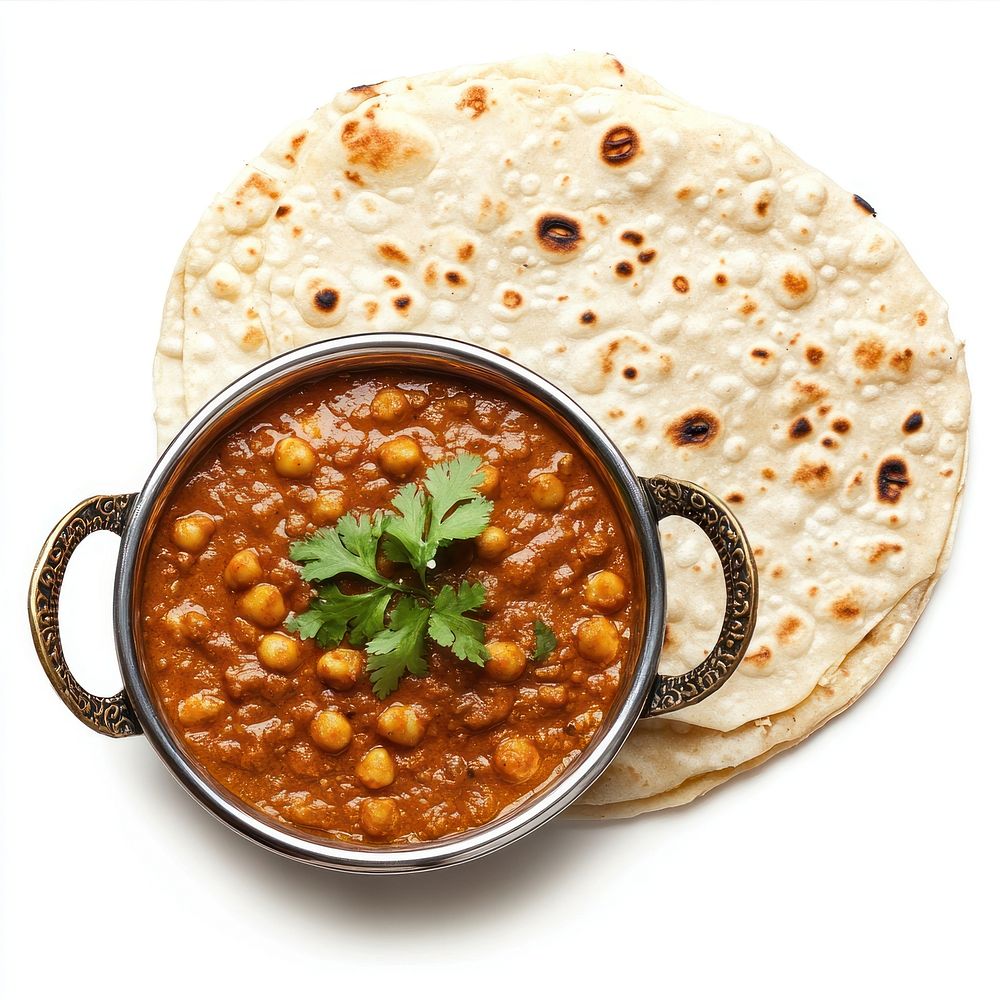 Chana Masala indian bread curry. | Free Photo - rawpixel