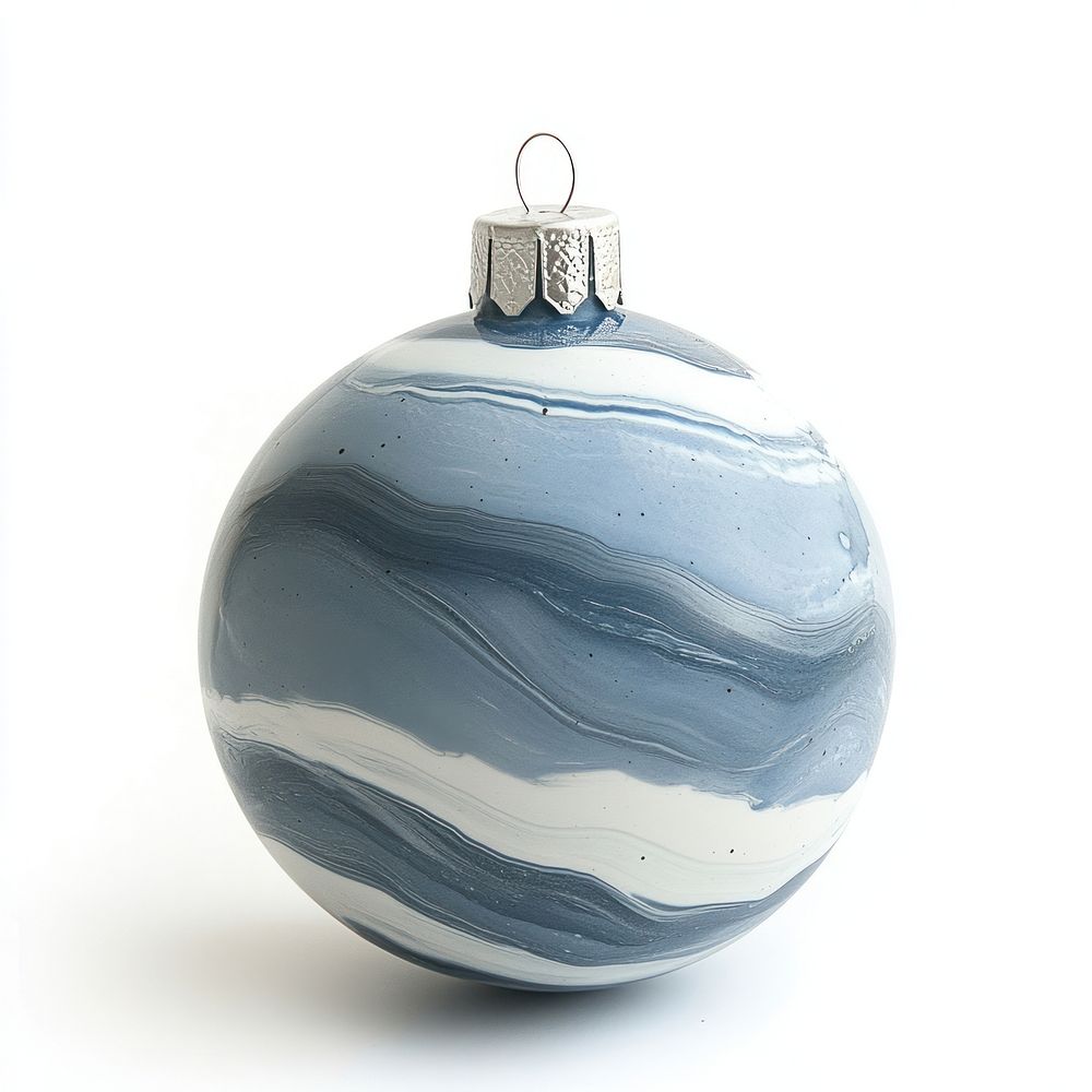 Indigo christmas ball ornament elegant | Free Photo - rawpixel