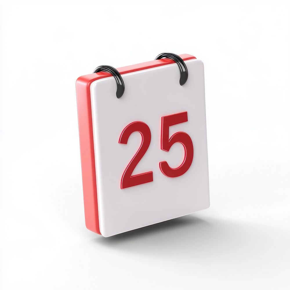 Red chubby Calendar calendar illustration | Free Photo Illustration ...