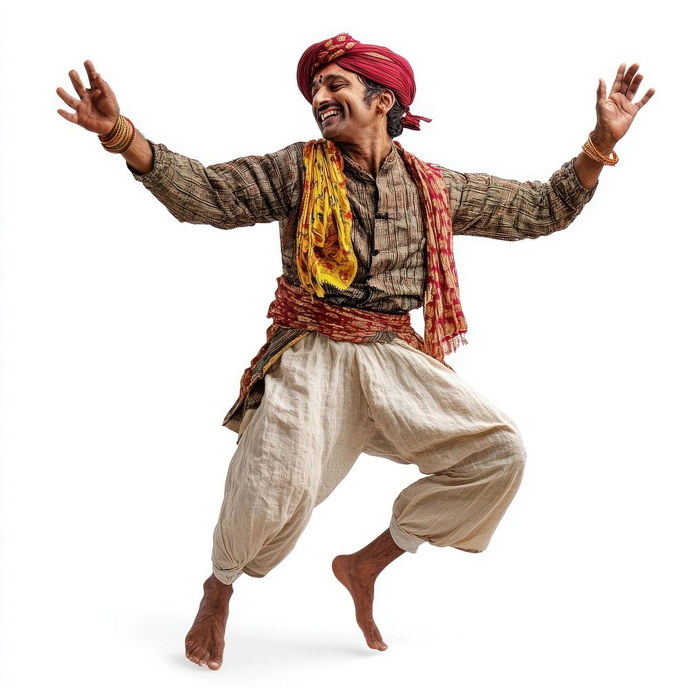 Indian man dancing dance traditional | Free Photo - rawpixel