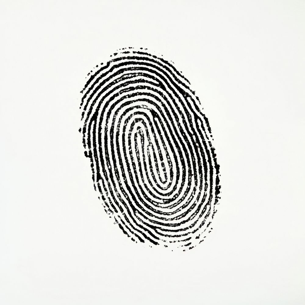 Fingerprint image white identification verification. | Free Photo ...