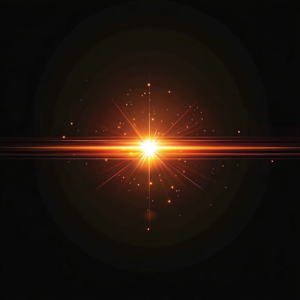 orange glowing light effect flare | Free Photo Illustration - rawpixel