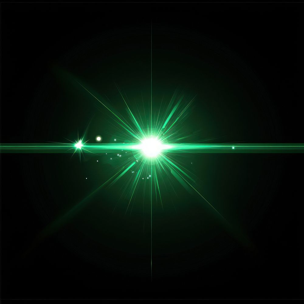 green glowing light effect illustration | Free Photo Illustration ...