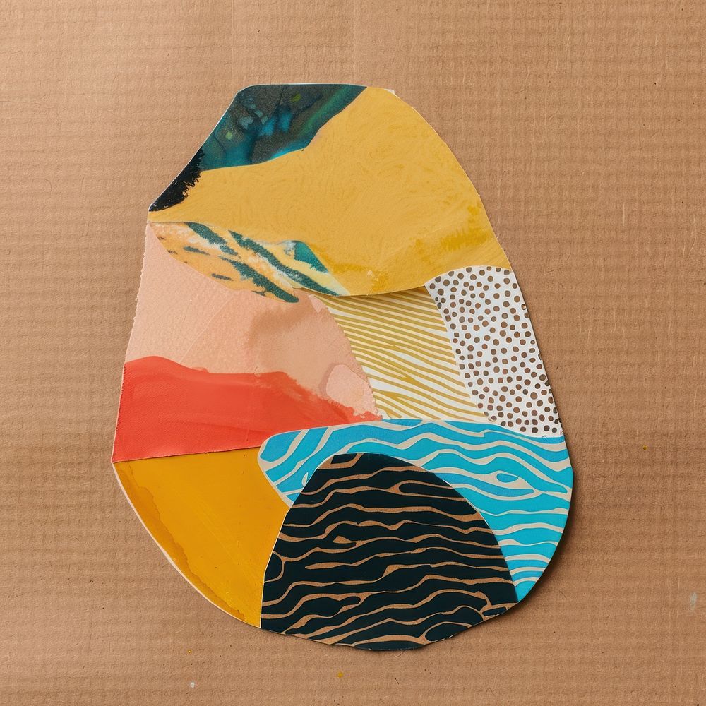 Pebbles paper cut illustration abstract | Free Photo Illustration ...