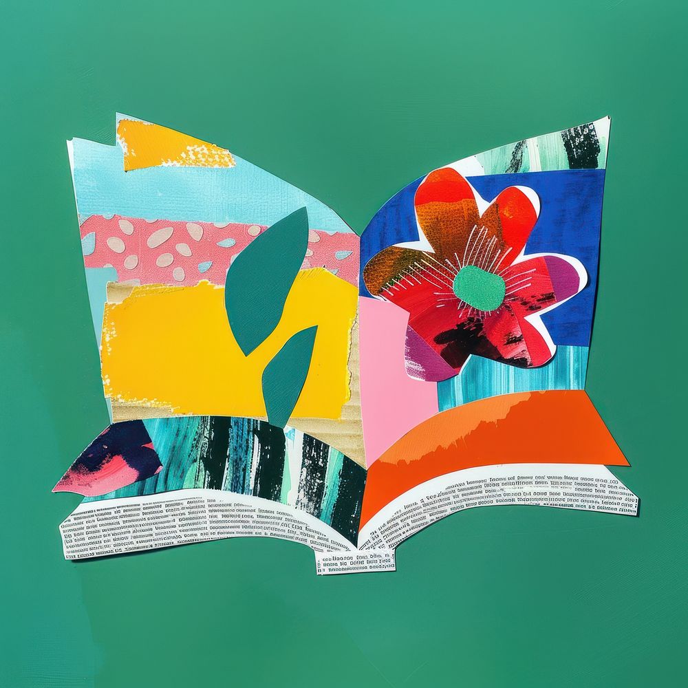 Open book paper cut illustration | Free Photo Illustration - rawpixel