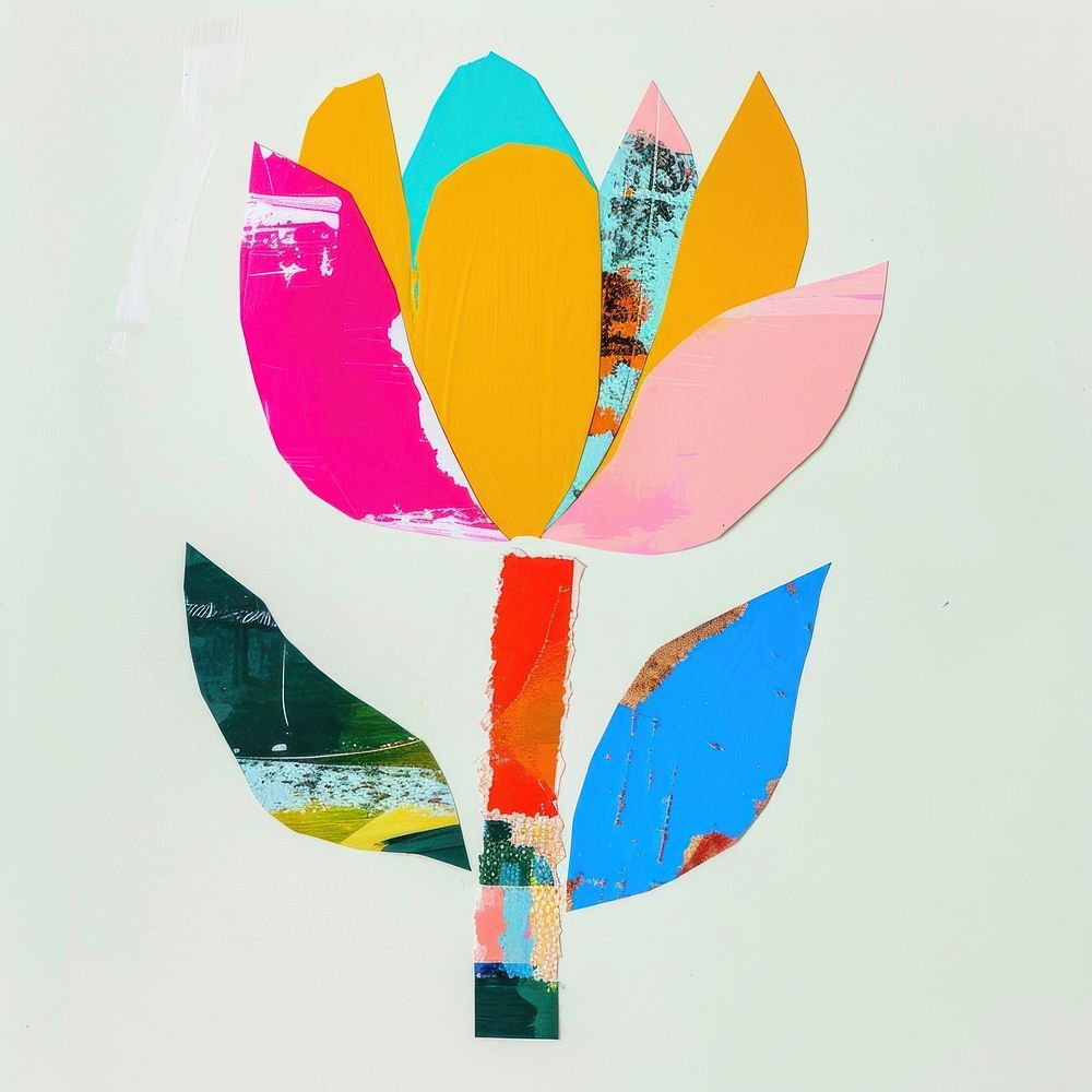 Spring flower paper cut collage | Free Photo Illustration - rawpixel