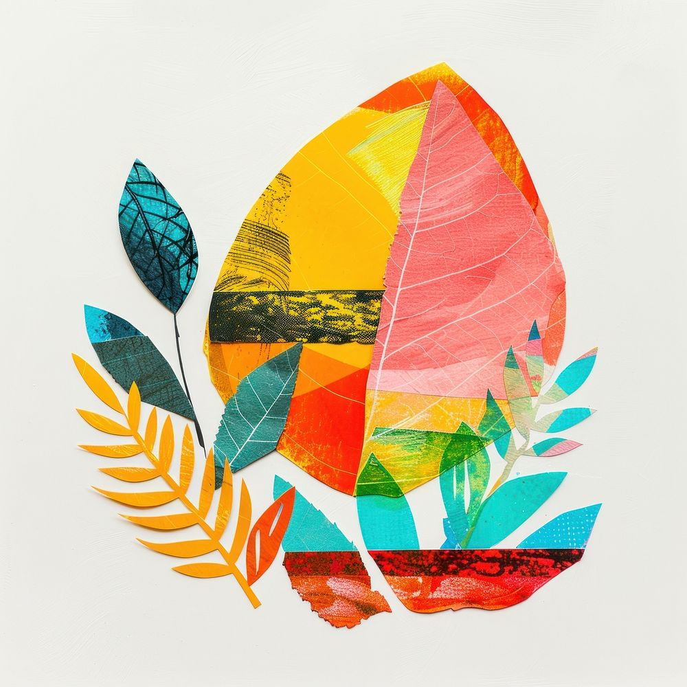 Autumn leaf paper cut collage | Free Photo Illustration - rawpixel