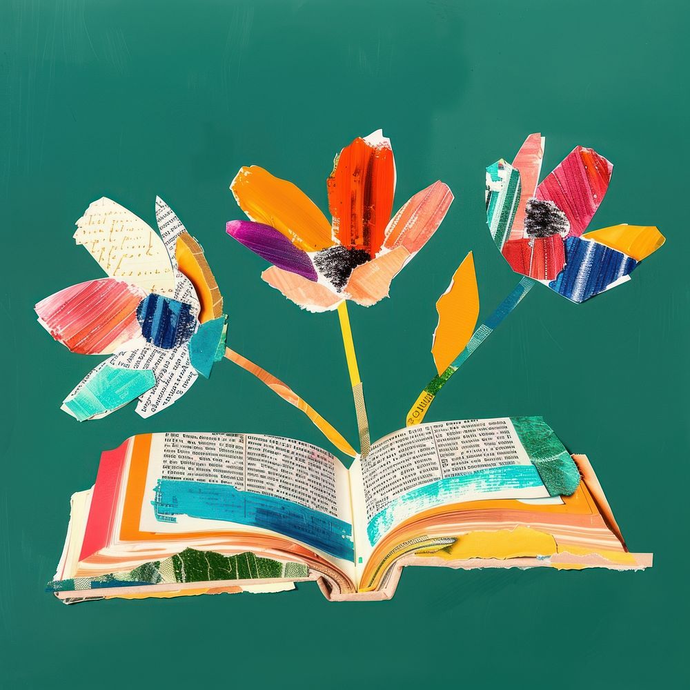 Open book paper cut illustration | Free Photo Illustration - rawpixel