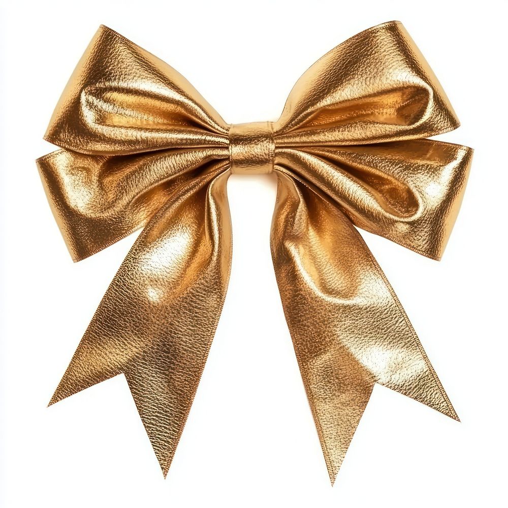 Gold metallic bow accessories accessory | Free Photo - rawpixel