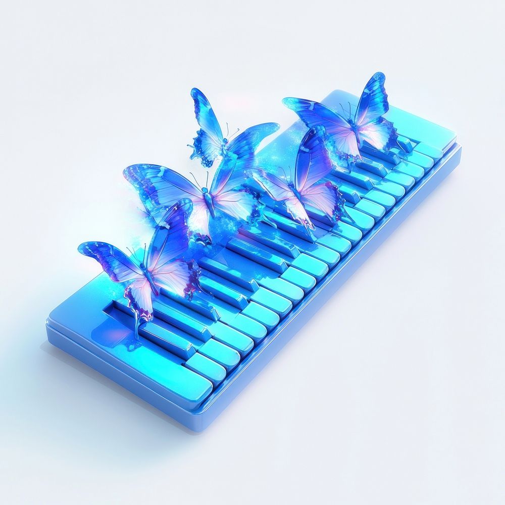 Keyboard keys turning butterflies butterfly | Free Photo Illustration ...