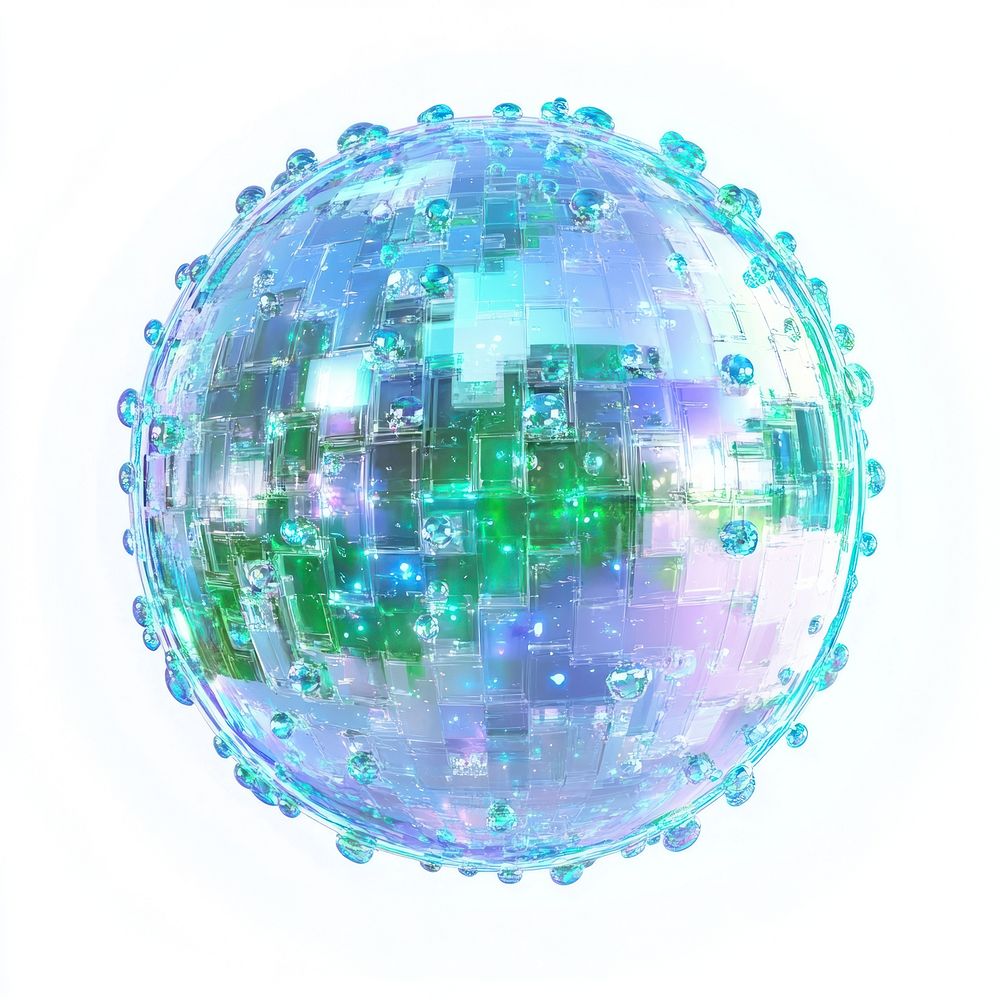 pixelated globe sphere effect accessories. | Free Photo Illustration ...