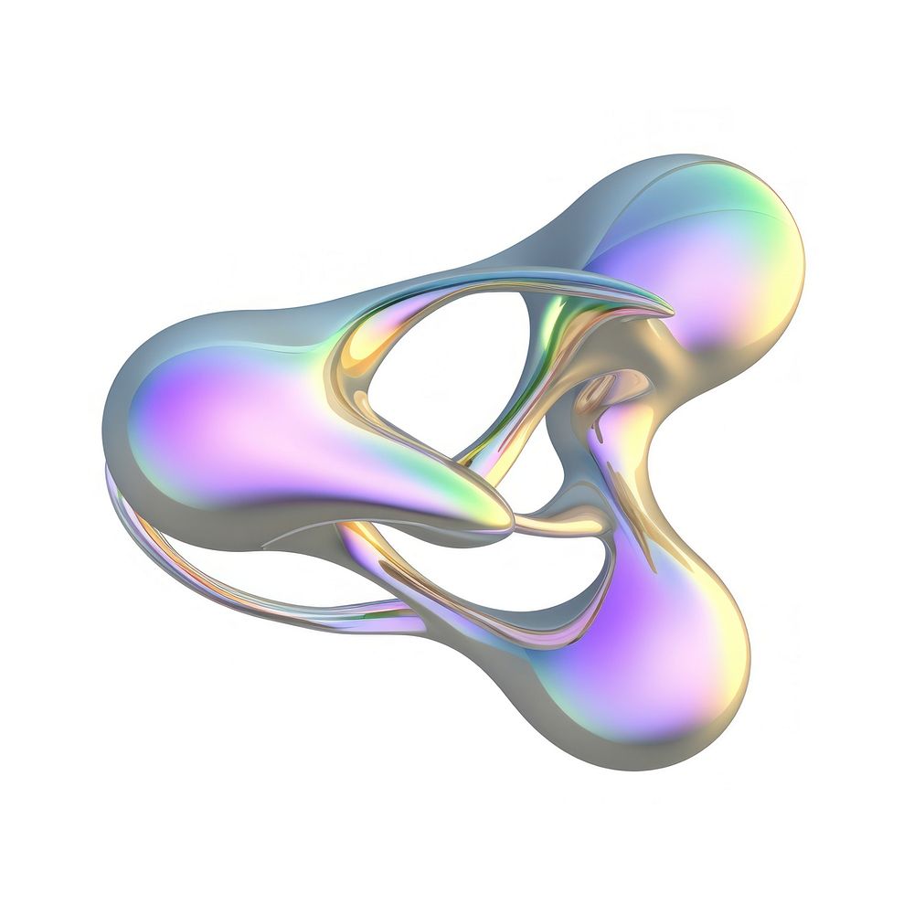 Y2k chrome science atom art | Free Photo Illustration - rawpixel