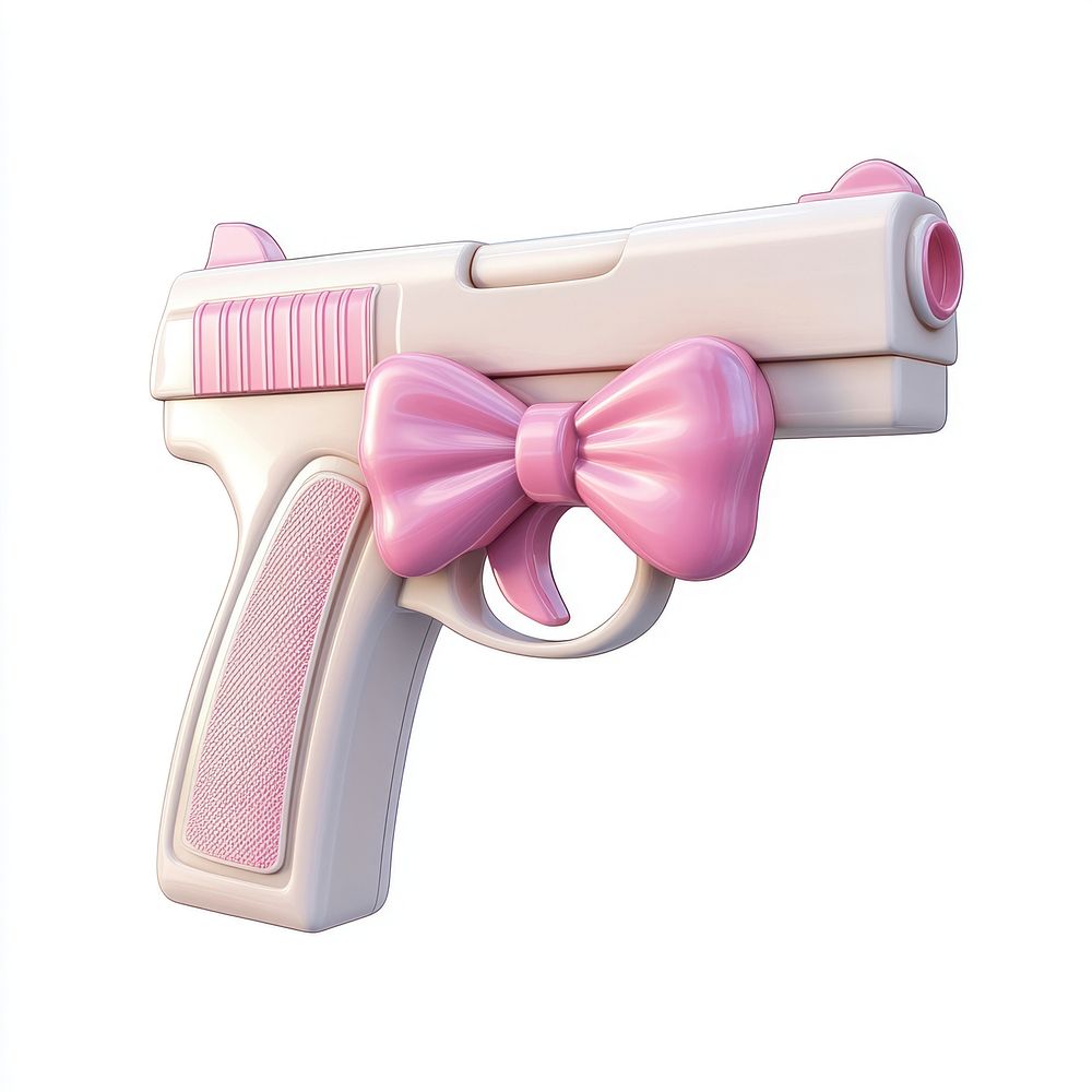 3d coquette gun illustration feminine | Free Photo Illustration - rawpixel
