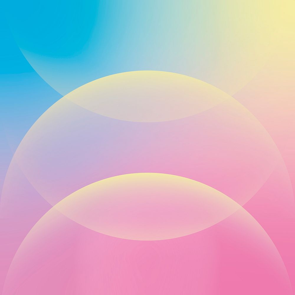 Colorful abstract gradient bubbles background | Free Photo Illustration ...