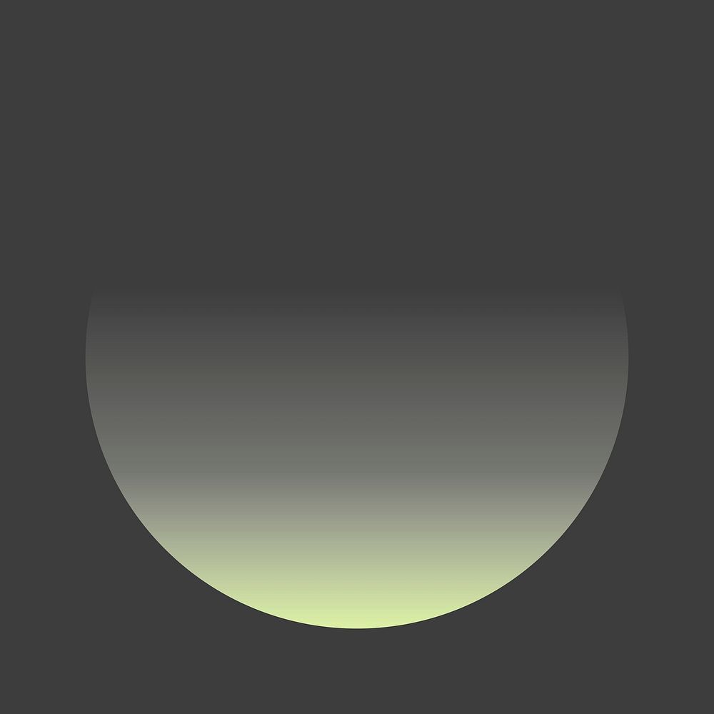 Minimalist gradient half-circle design | Free Photo Illustration - rawpixel